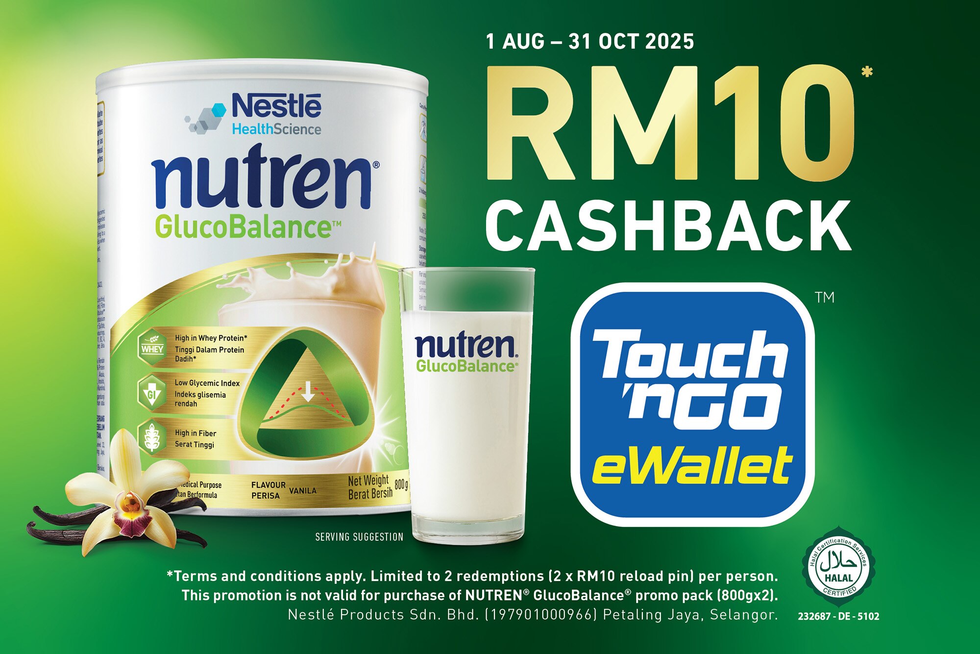 NUTREN® GlucoBalance® RM10 CASHBACK